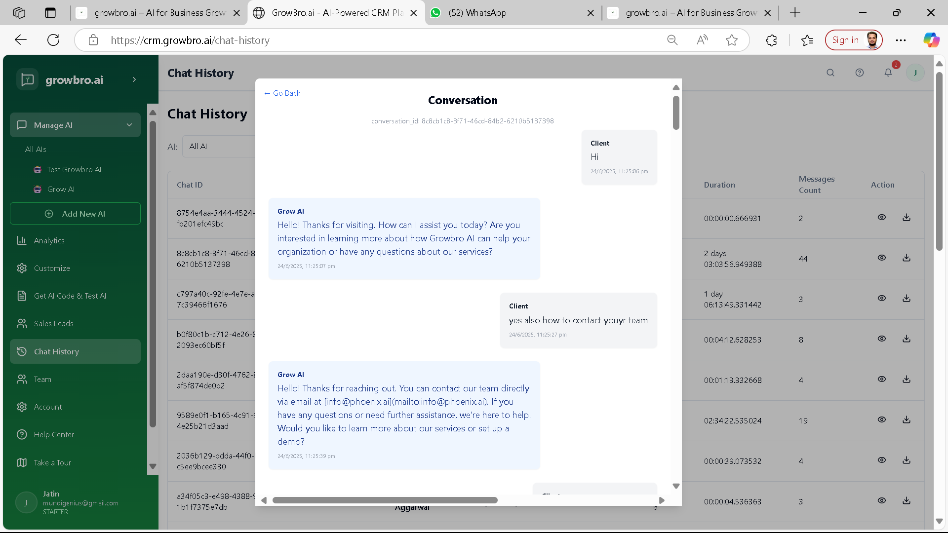 Growbro.ai – AI Chatbots & Automation for Business Growth