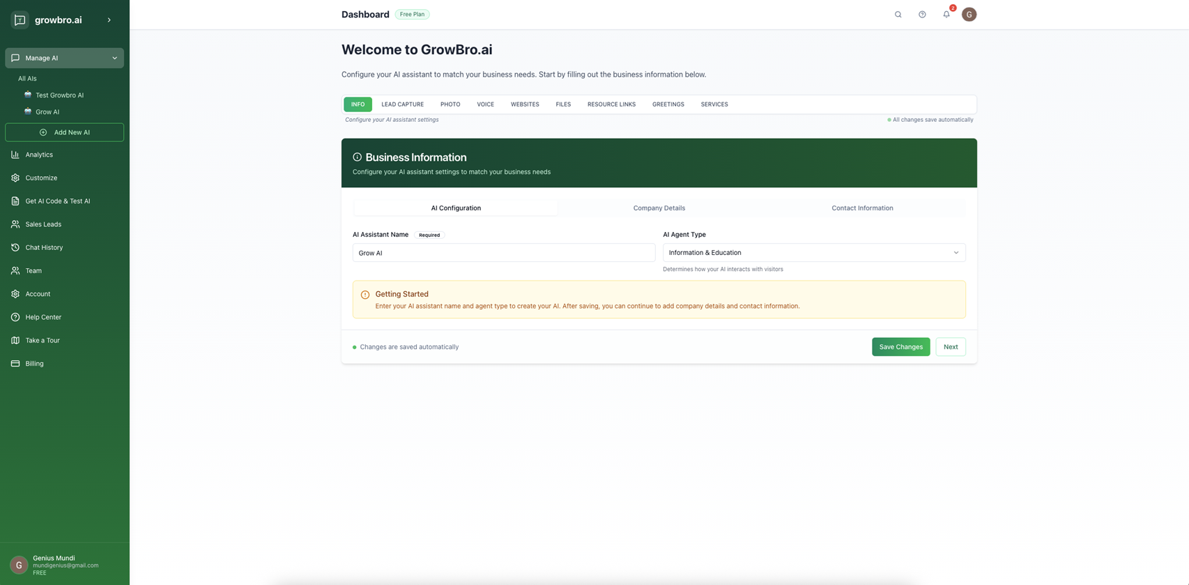 Growbro.ai – AI Chatbots & Automation for Business Growth